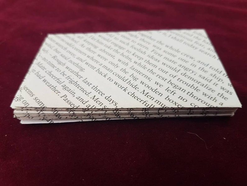 Sherlock Holmes Book Page Mini Envelopes, Victorian Wedding Notelet ...