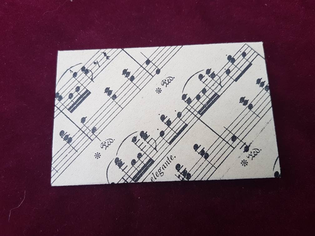 Sheet Music Mini Envelopes Seed Envelopes Hymnal Wedding - Etsy