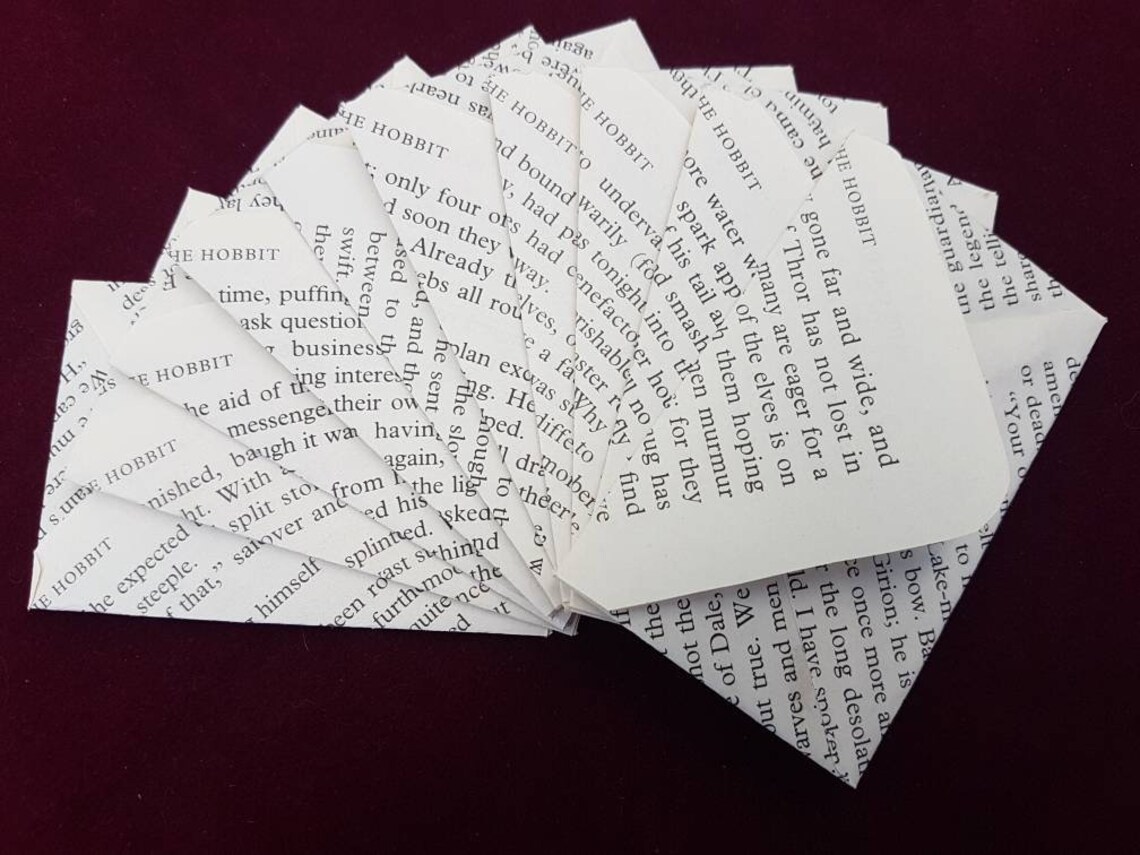 Lord of the Ring Envelopes 10 Mini Envelopes Hobbit Place - Etsy UK