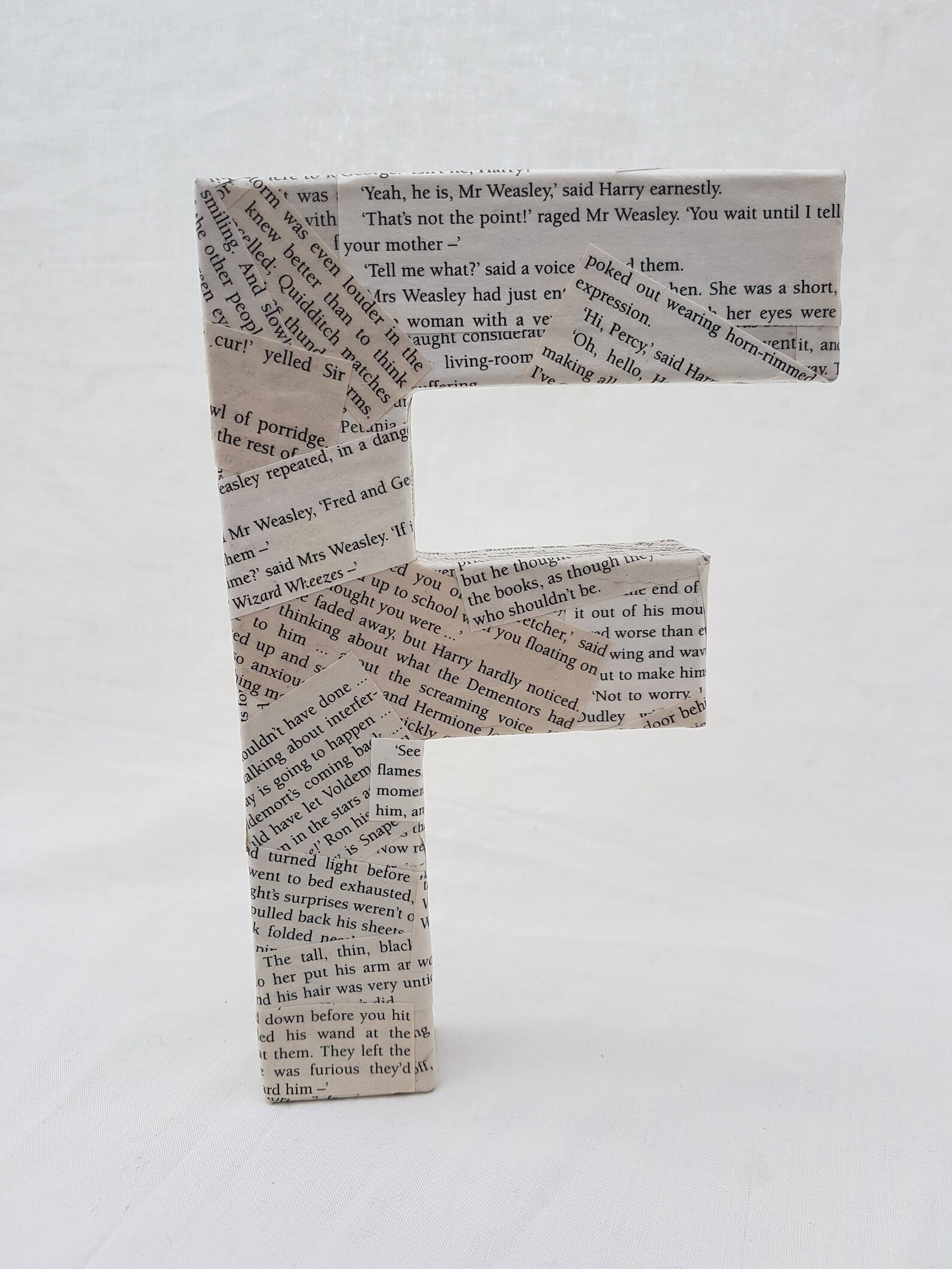 Edgar Allan Poe Book Page Individual Initial Letter, Gothic Literature ...