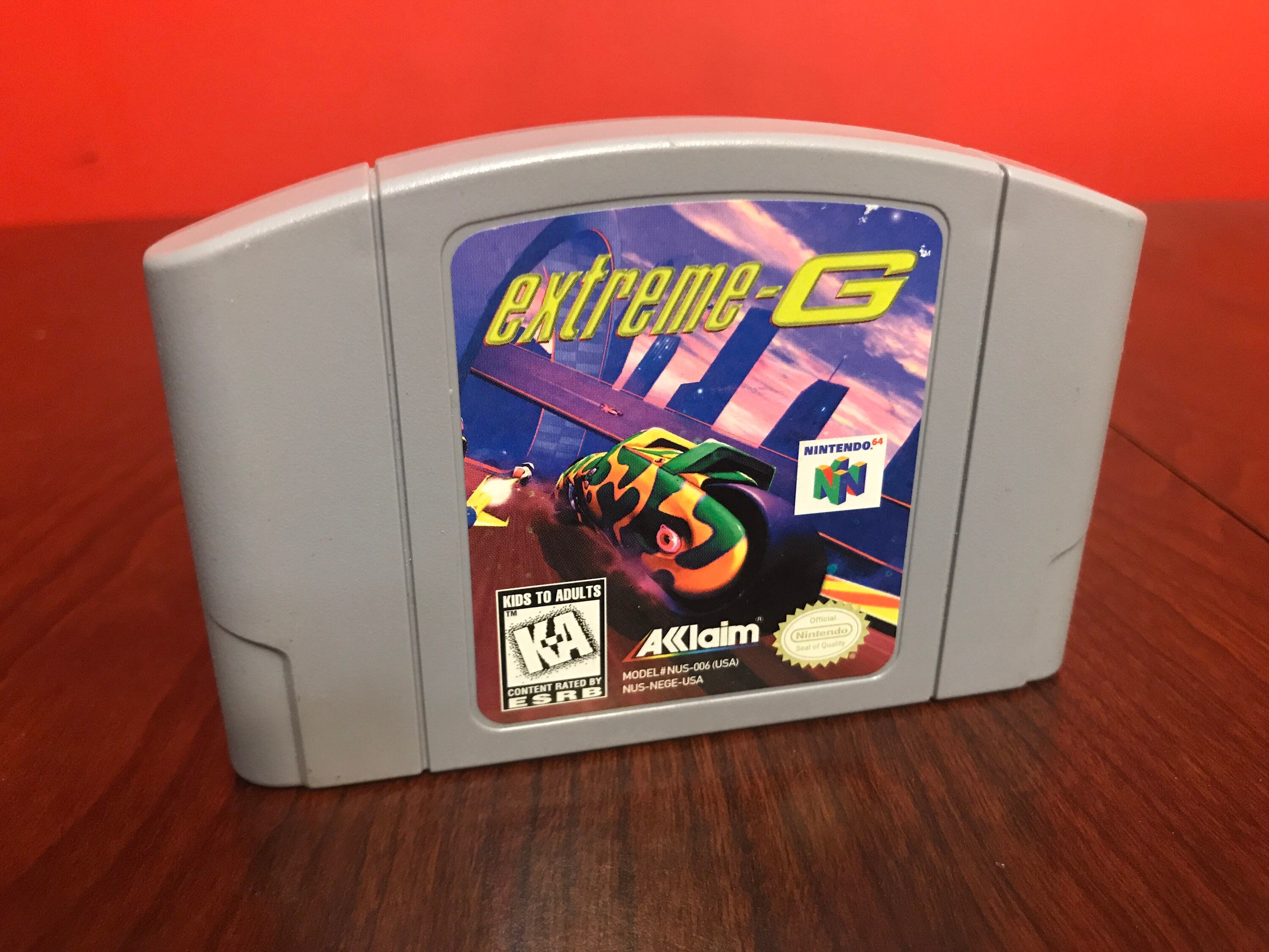 Vintage N64 Nintendo Extreme G juego de carreras no es una - Etsy España