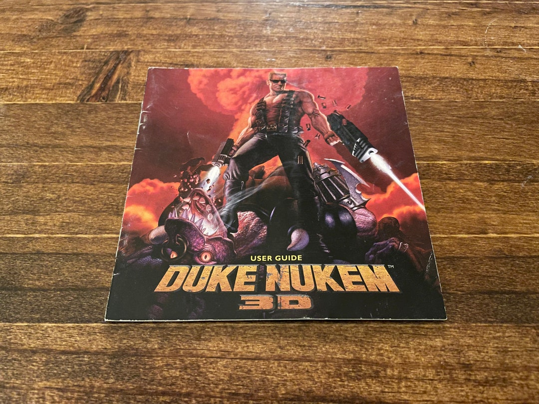 Original PC Duke Nukem 3D Instruction Booklet Manual - Etsy