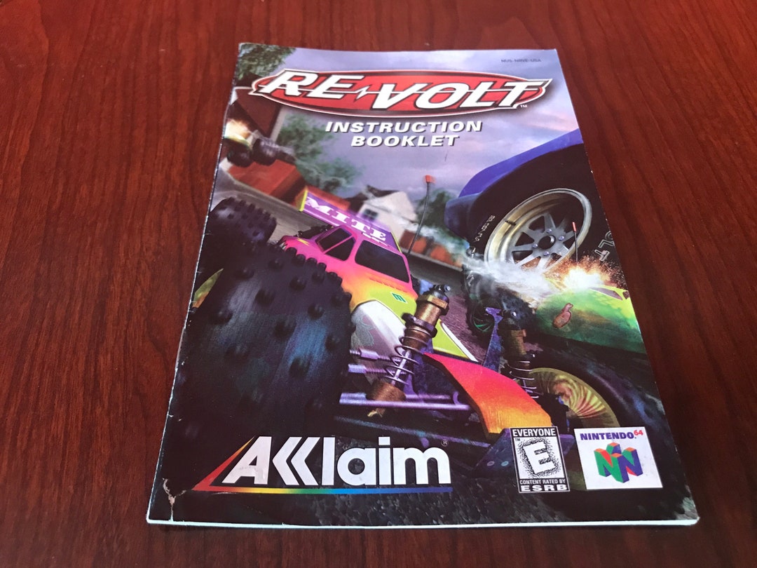 N64 Re-volt Instruction Booklet Manual - Etsy