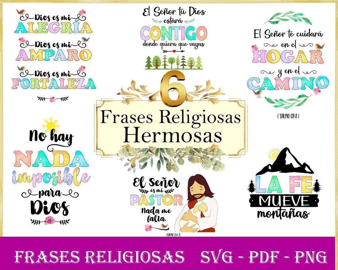 Bible Verses for Children in Spanish. PNG SVG PDF. Bible. Christian ...