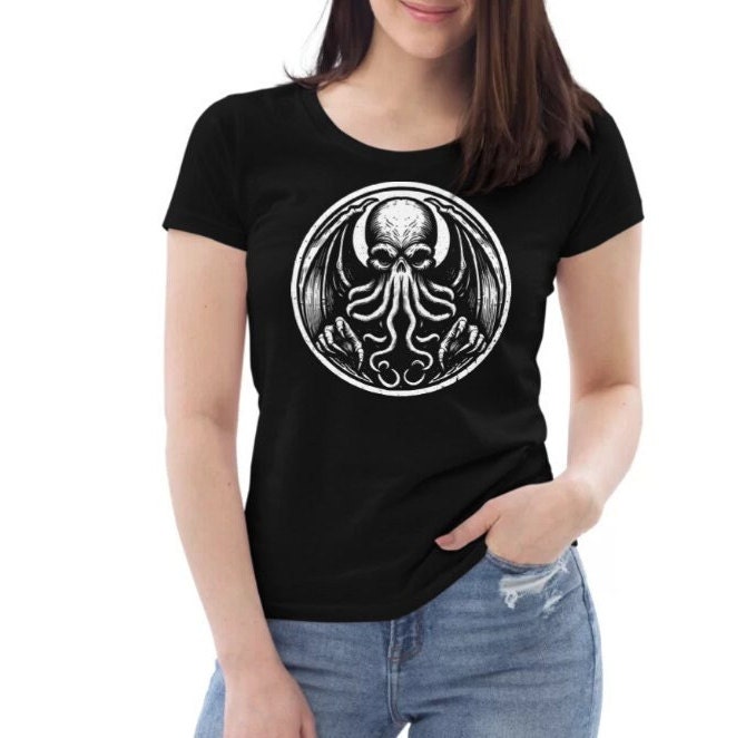 Cthulhu Idol Vector, Cthulhu Clipart Png, Cthulhu Outline, Kraken Svg ...