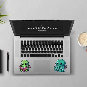 Cute Cthulhu SVG PNG PDF Bundle for Stickers, Baby Kraken Cthulhu ...
