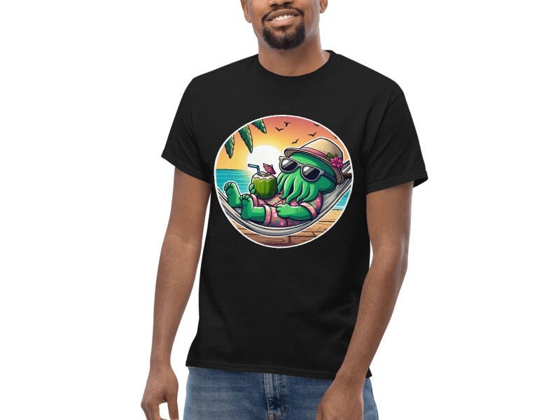 Cthulhu Resting PNG Image. Round Design. Call of Cthulhu Clipart ...