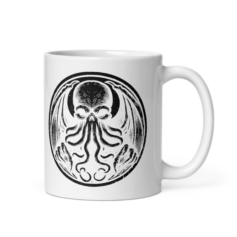 Cthulhu Idol Vector, Cthulhu Clipart Png, Cthulhu Outline, Kraken Svg ...