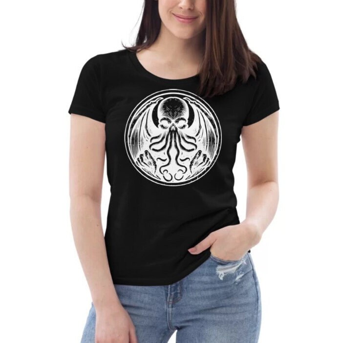 Cthulhu Idol Vector, Cthulhu Clipart Png, Cthulhu Outline, Kraken Svg ...