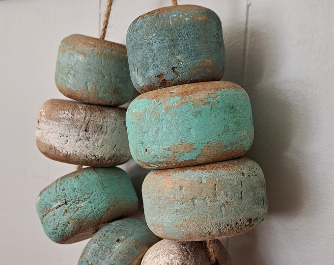 Fishing Float,nautical Decor,buoy Float,garland,coastal,wood,seaglass ...