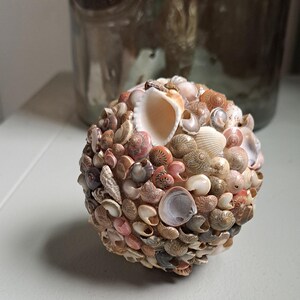 Nautical Decor,shell Ball,decorative Ball,seashell Ball,beach Decor ...