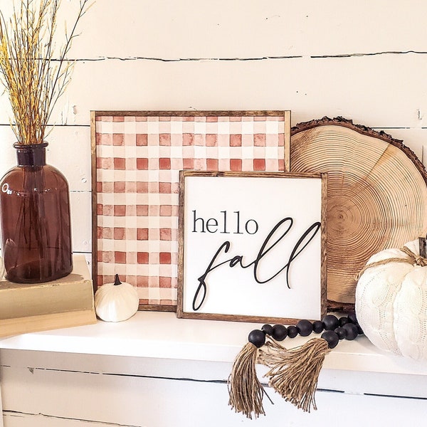 Fall Wood Signs - Etsy