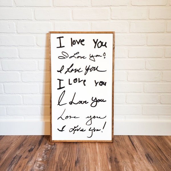 Custom Handwriting Sign - Etsy