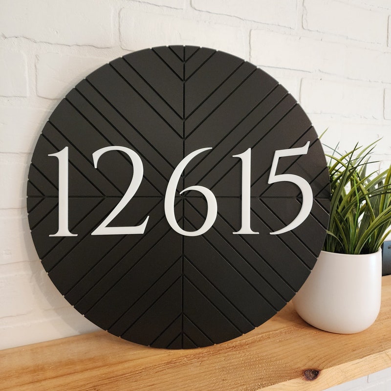 Round House Numbers - Etsy