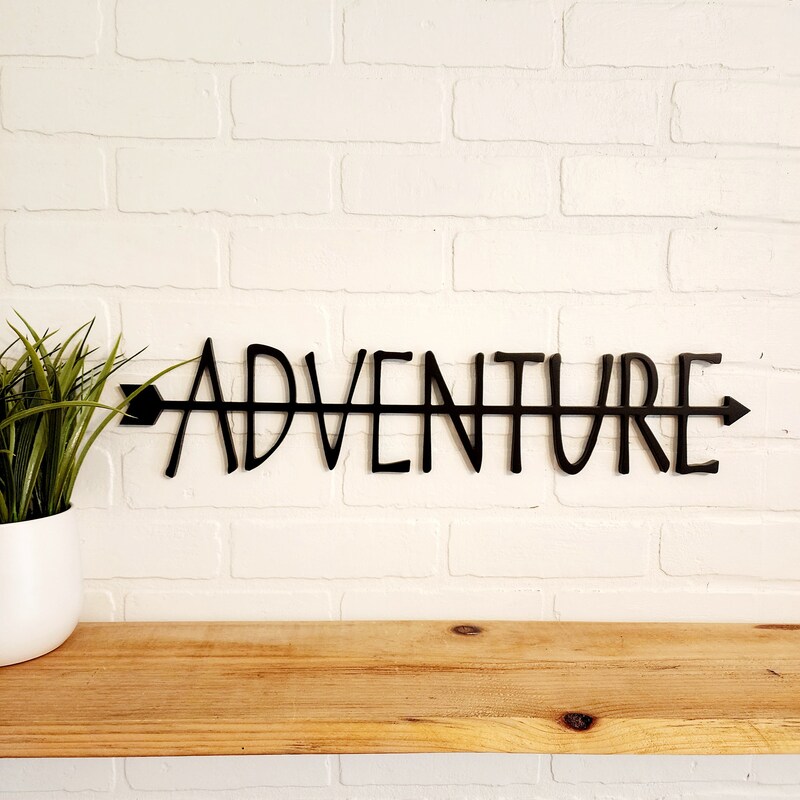 Adventure Wood Sign - Etsy