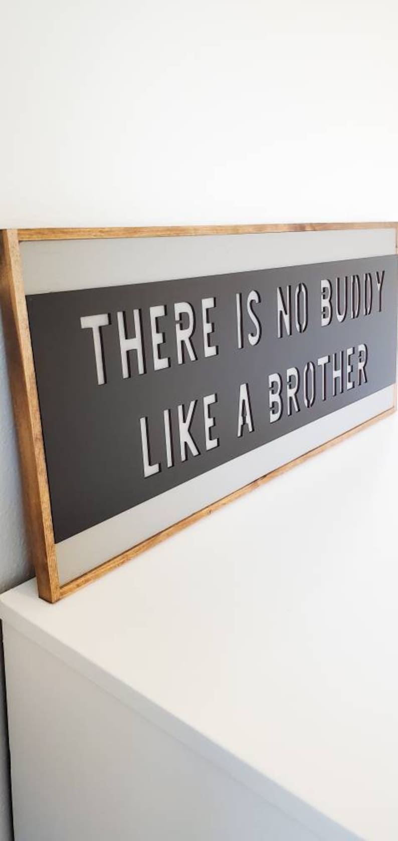 There is No Buddy Like a Brother Sign Brothers Sign Brothers - Etsy