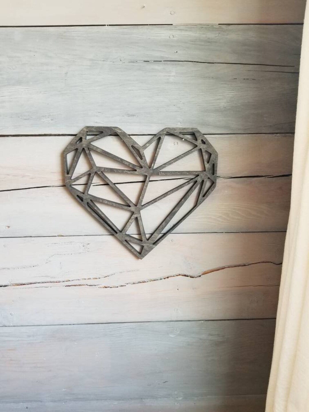Heart Sign, Wood Heart Sign, Love Decor, Love Wall Art, Bedroom Sign ...