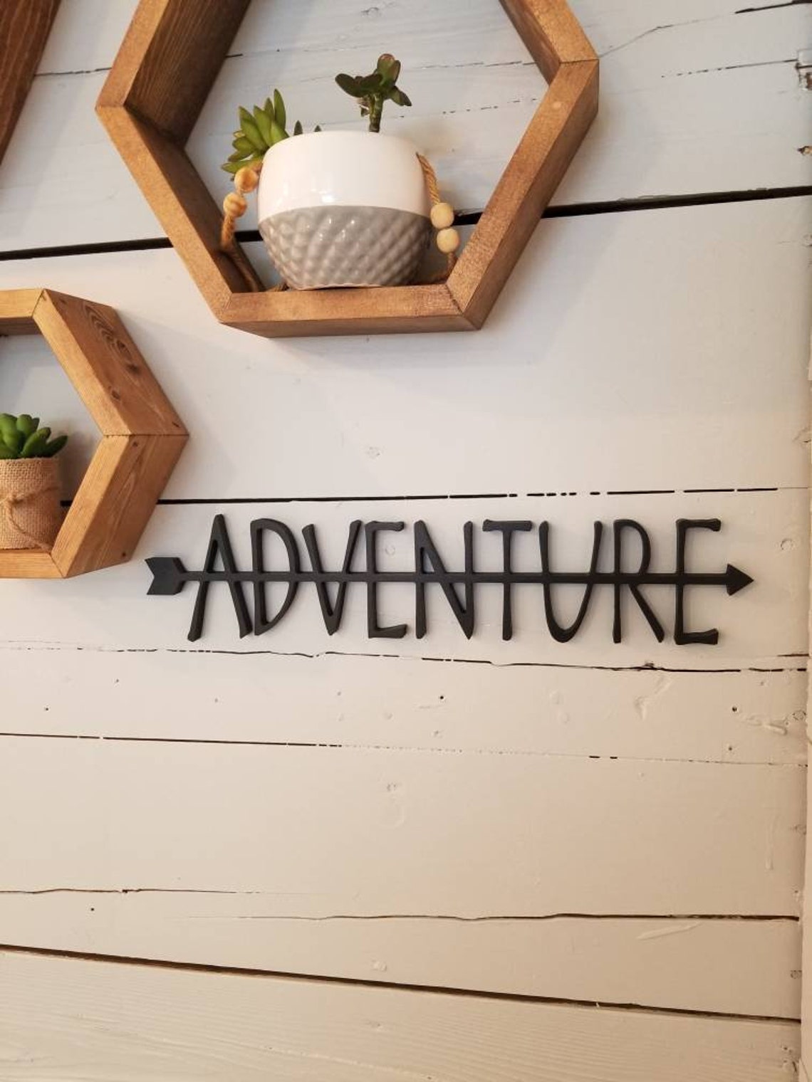 Adventure Sign Arrow Wall Decor Adventure Word Cutout - Etsy