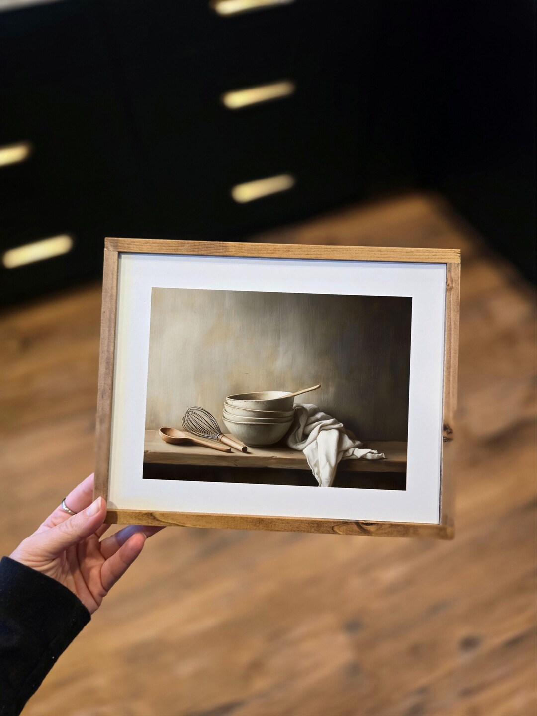 Country Kitchen Wall Art | French Country Farmhouse Decor | Framed Wood ...