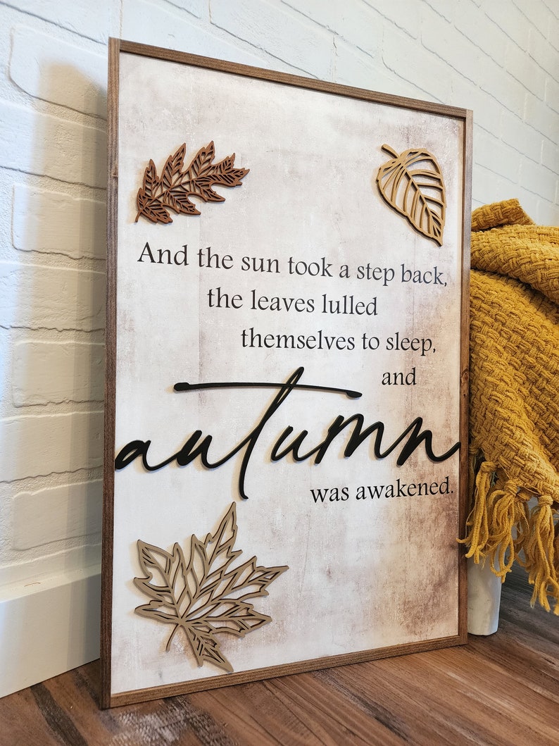 Fall Wood Sign Fall Mantle Decor Signs for Fall Fall Home - Etsy