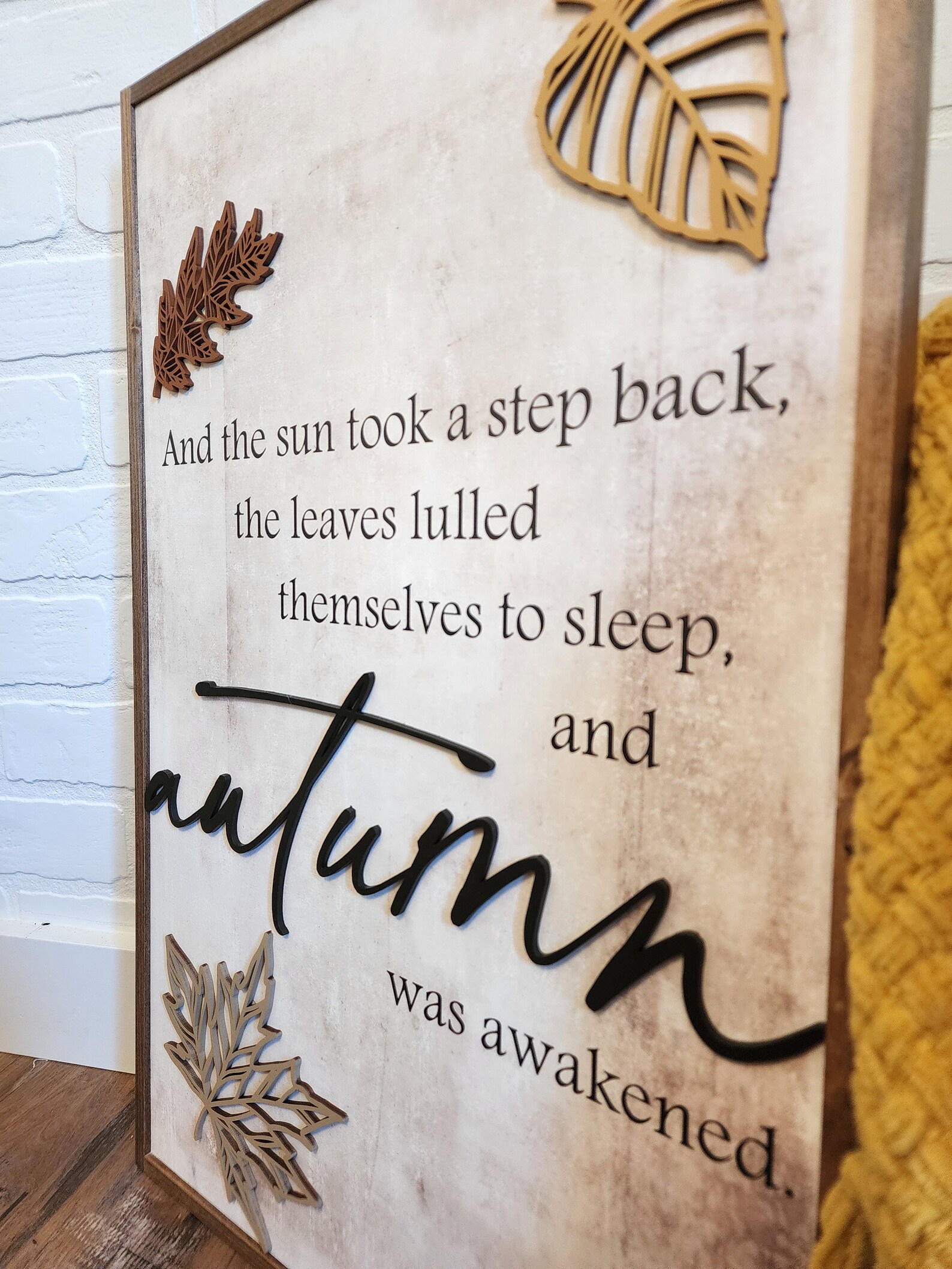 Fall Wood Sign Fall Mantle Decor Signs for Fall Fall Home - Etsy