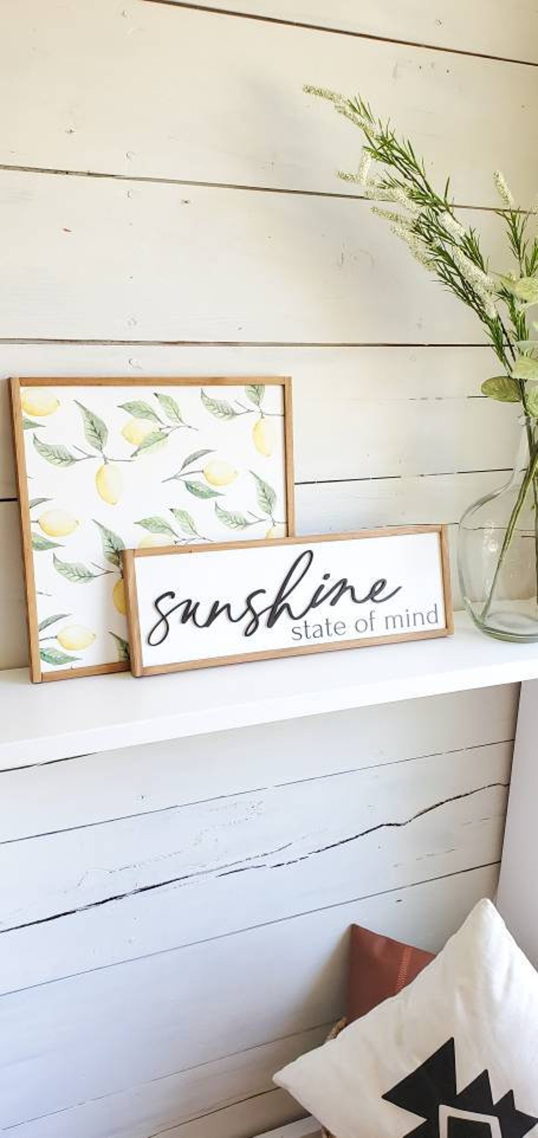 Hello Summer Wood Signs, Lemon Sign, Summer Decorations, Wood Summer ...