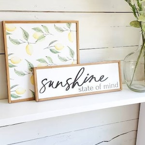 Hello Summer Wood Signs, Lemon Sign, Summer Decorations, Wood Summer ...