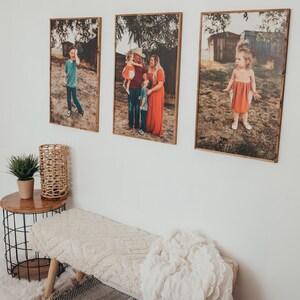 Custom Photo Print on Wood. Large Wood Framed Print, Picture on Wood ...