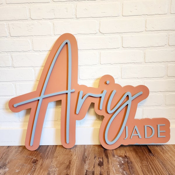 Large Name Sign - Etsy