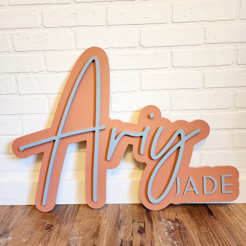 Large Name Sign - Etsy