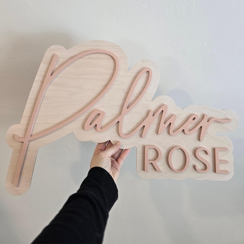 Nursery Name Sign - Etsy