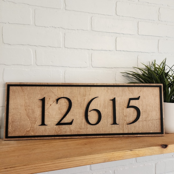 Mid Century Modern House Numbers - Etsy