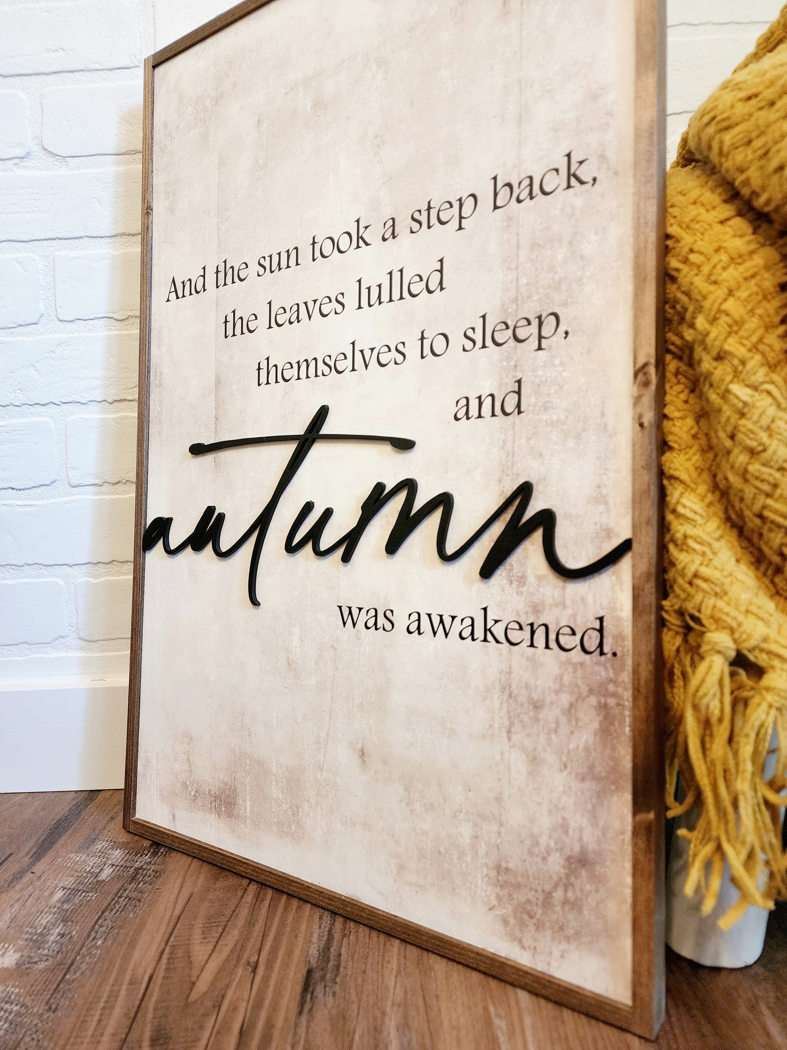 Fall Wood Sign Fall Mantle Decor Signs for Fall Fall Home - Etsy