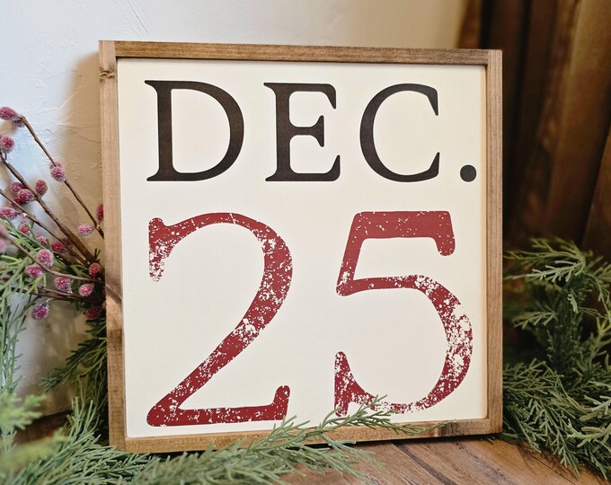 Small Wood Holiday Signs - Etsy