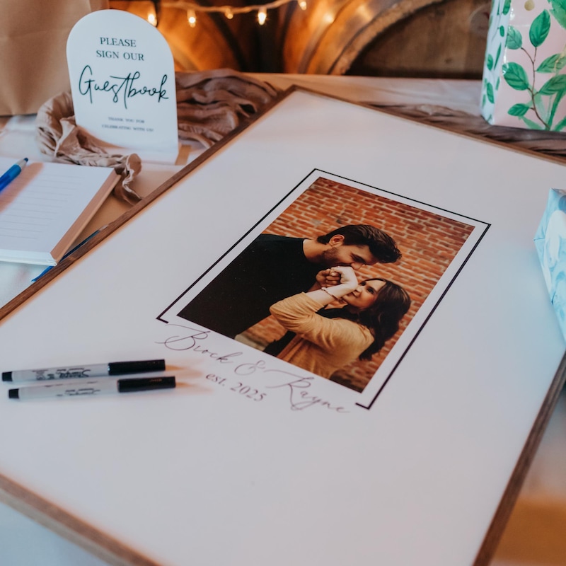 Guest Book Frame - Etsy