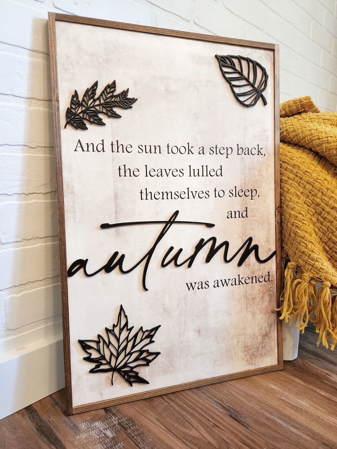 Fall Wood Sign, Fall Mantle Decor, Signs for Fall, Fall Home Decor ...