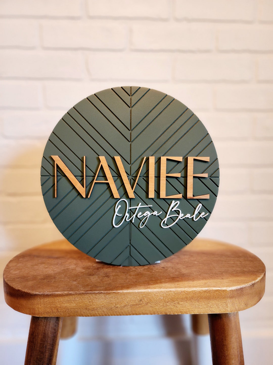 Modern Nursery Name Sign, Personalized Name Sign, Wooden Baby Name Sign ...