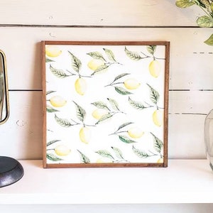 Summer Decor, Signs for Summer, Lemon Decor, Lemon Kitchen Decor ...