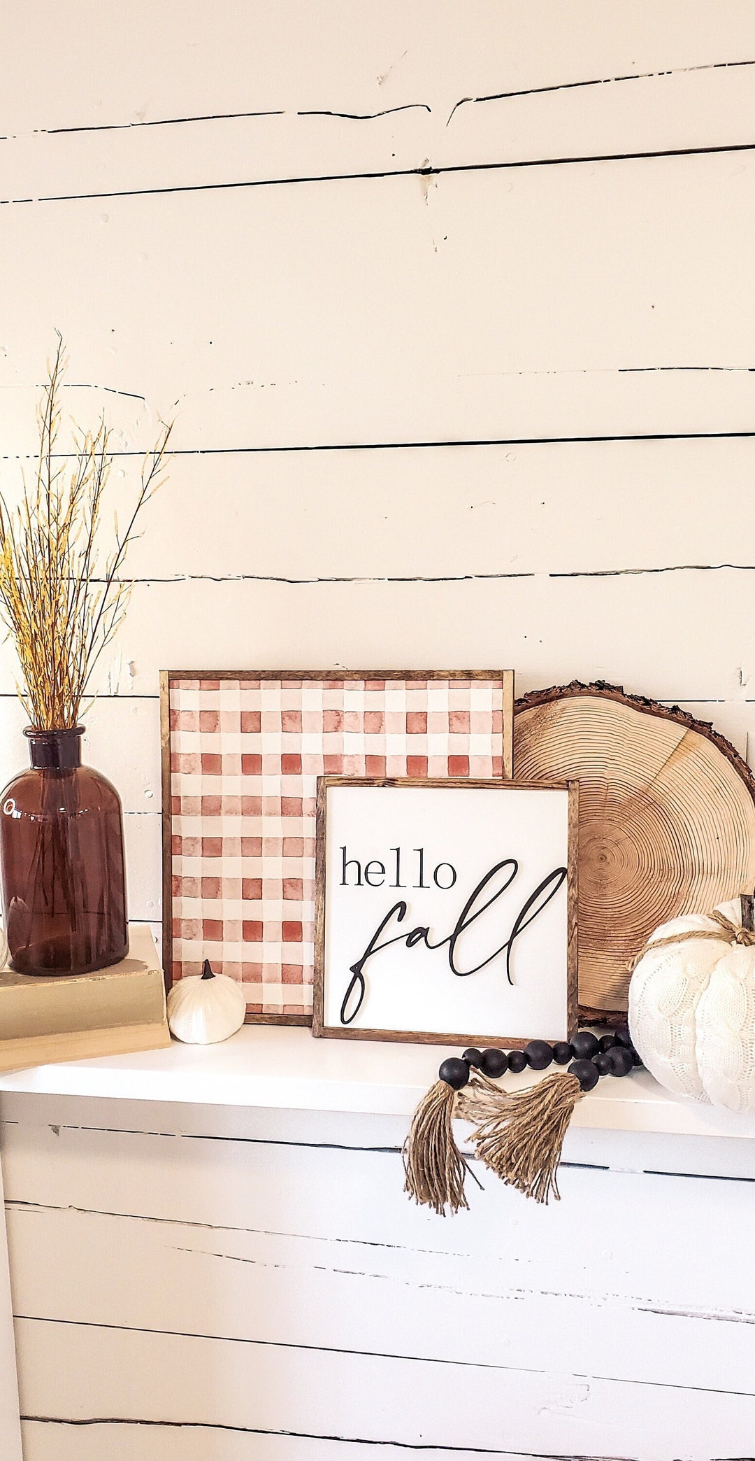 Fall Wood Sign Set, Layered Signs for Fall, Modern Farmhouse Sign, Fall ...