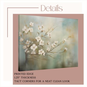 Spring Wall Art, Floral Wall Art, Neutral Floral Decor, Vintage Style ...