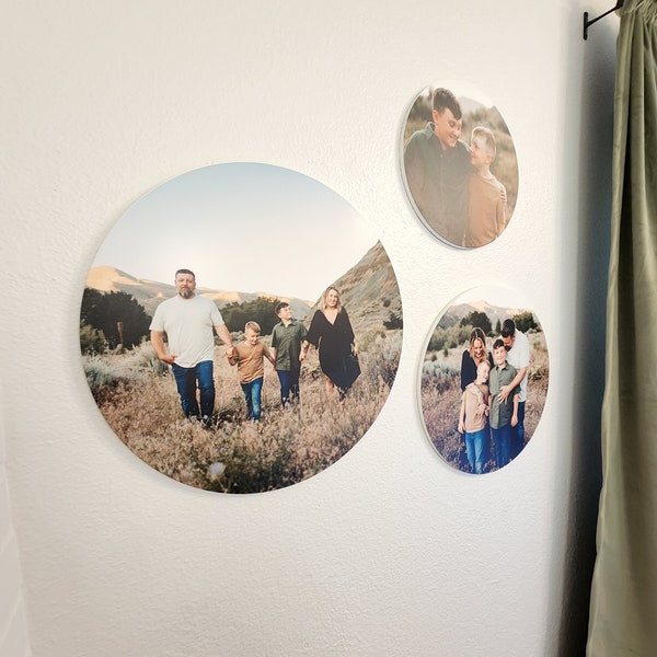 Large Round Collage Picture Frame - Etsy