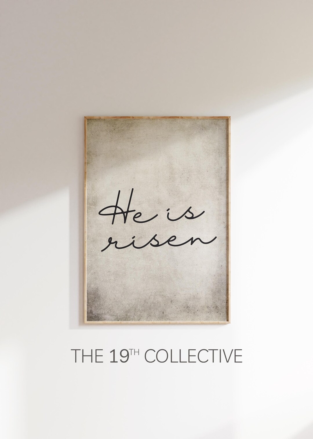 He is Risen Print, Easter Wall Art, Spring Wall Art, Christian Wall Art ...