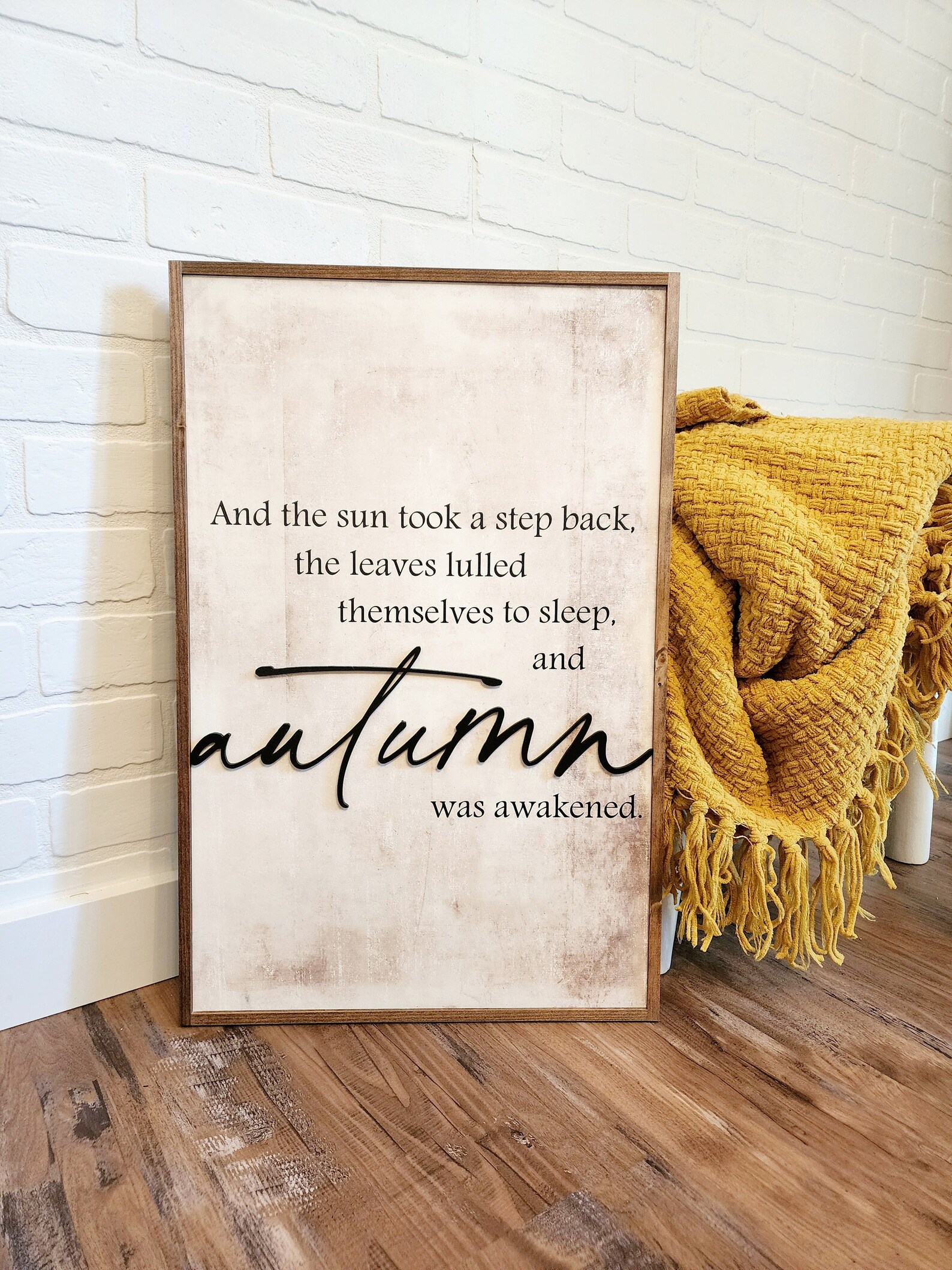 Fall Wood Sign Fall Mantle Decor Signs for Fall Fall Home - Etsy