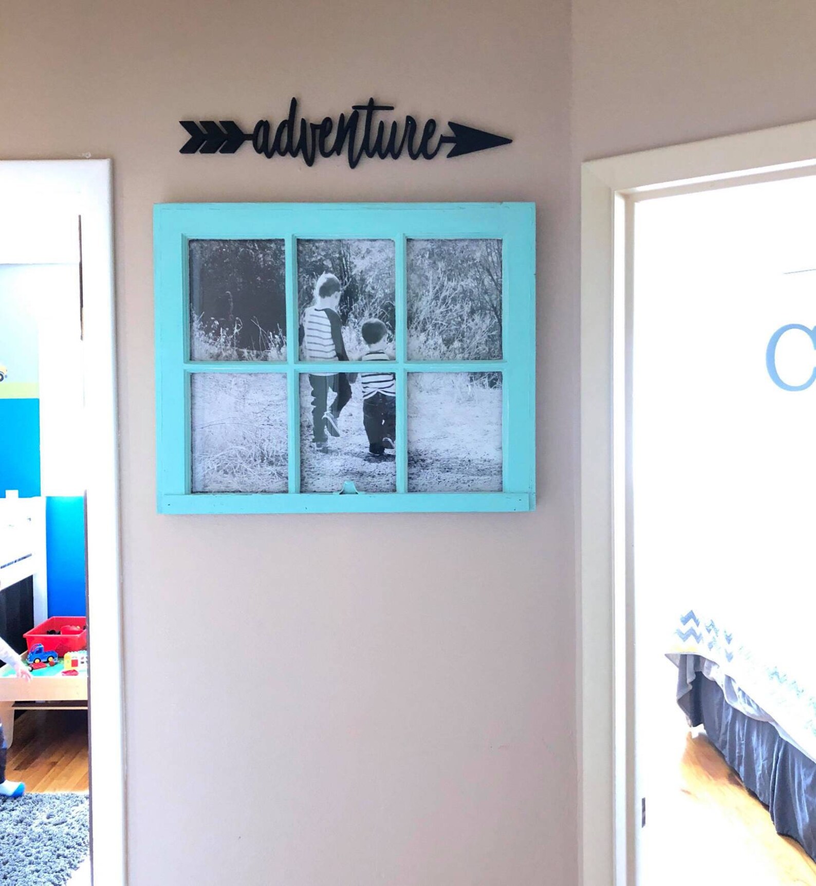 Adventure Sign, Arrow Wall Decor, Wood Arrow Sign, Travel Decor ...