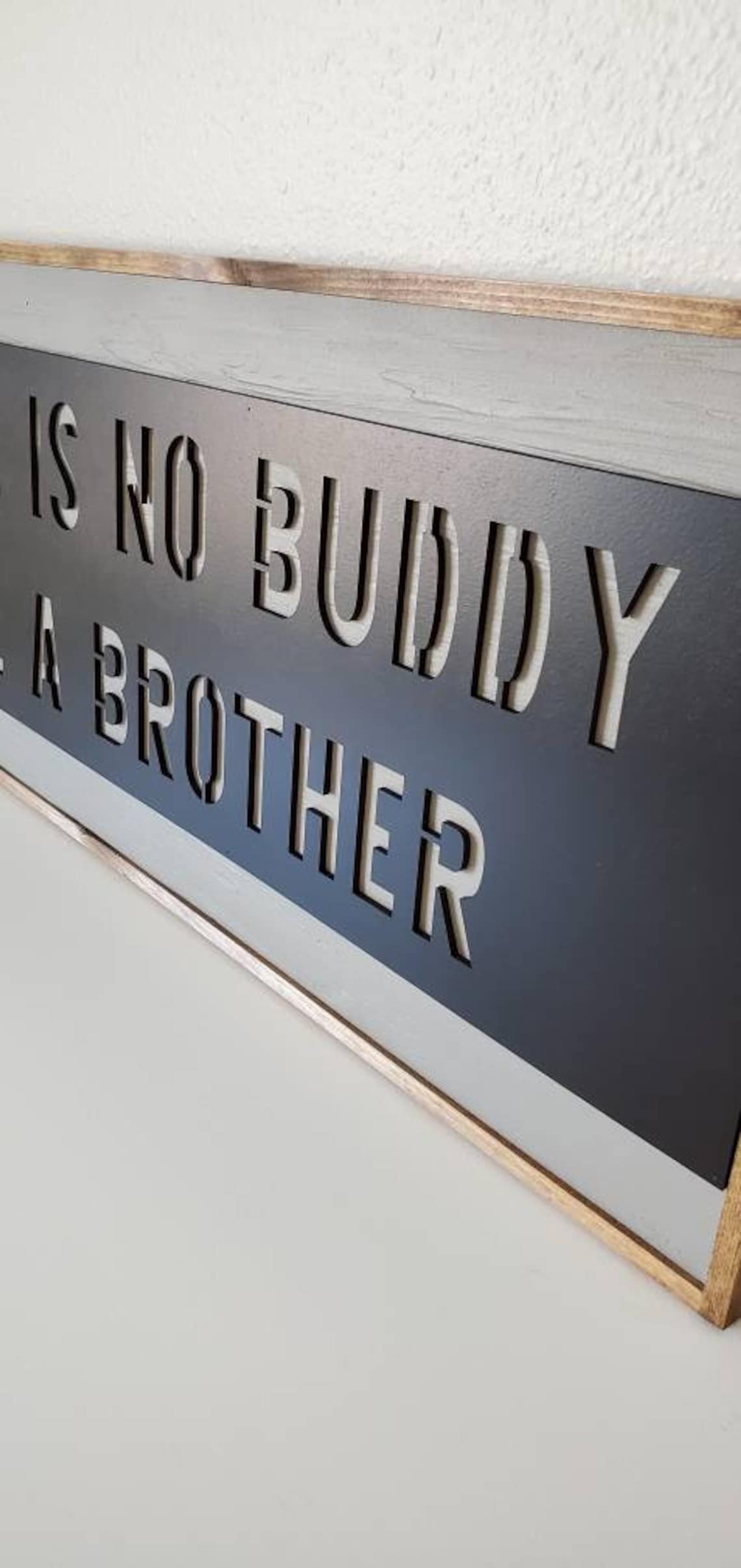 Brothers Sign Playroom Wall Decor Brothers Room Decor | Etsy