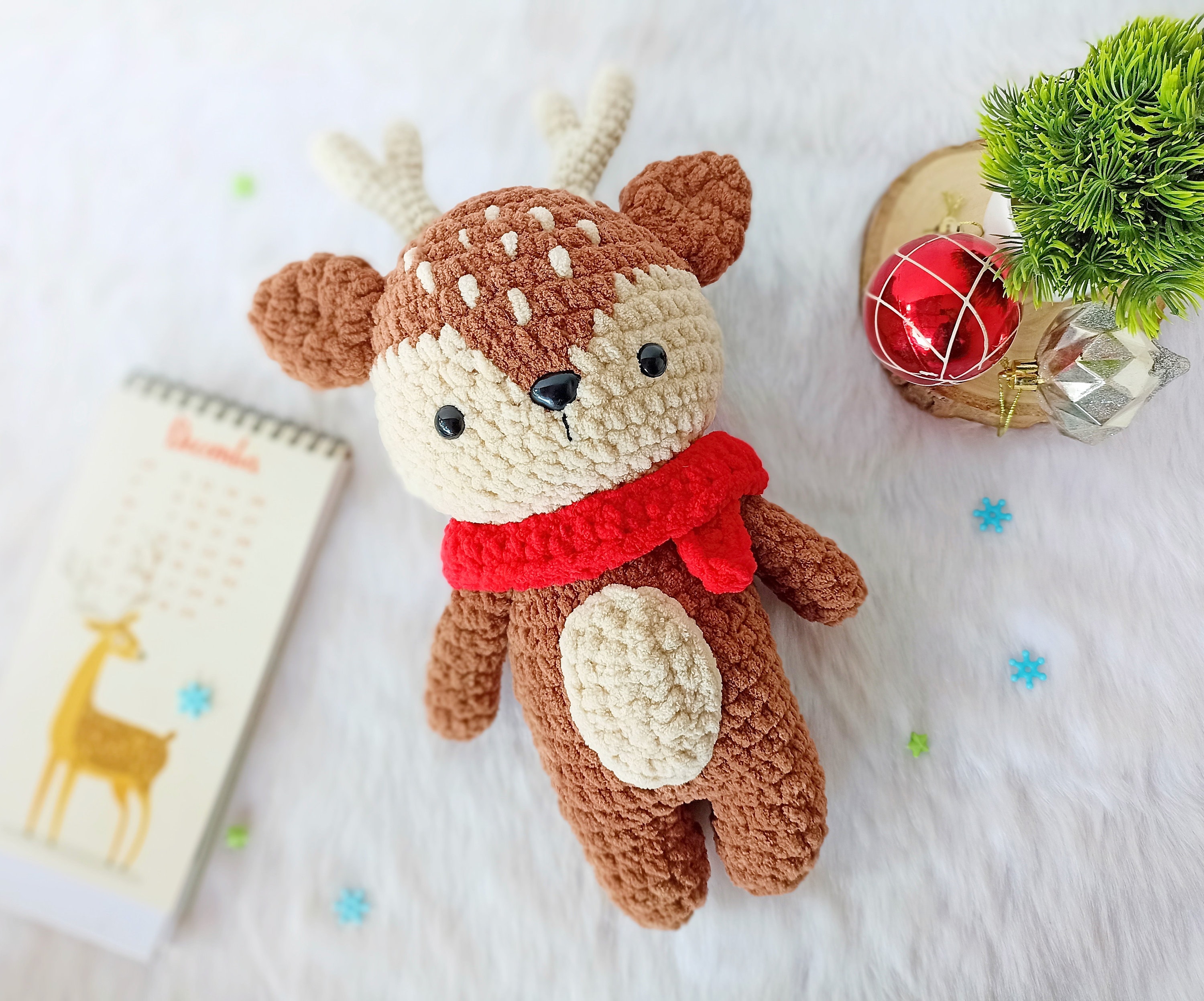 Amigurumi Reindeer Pattern / Plush Reindeer Pattern / - Etsy