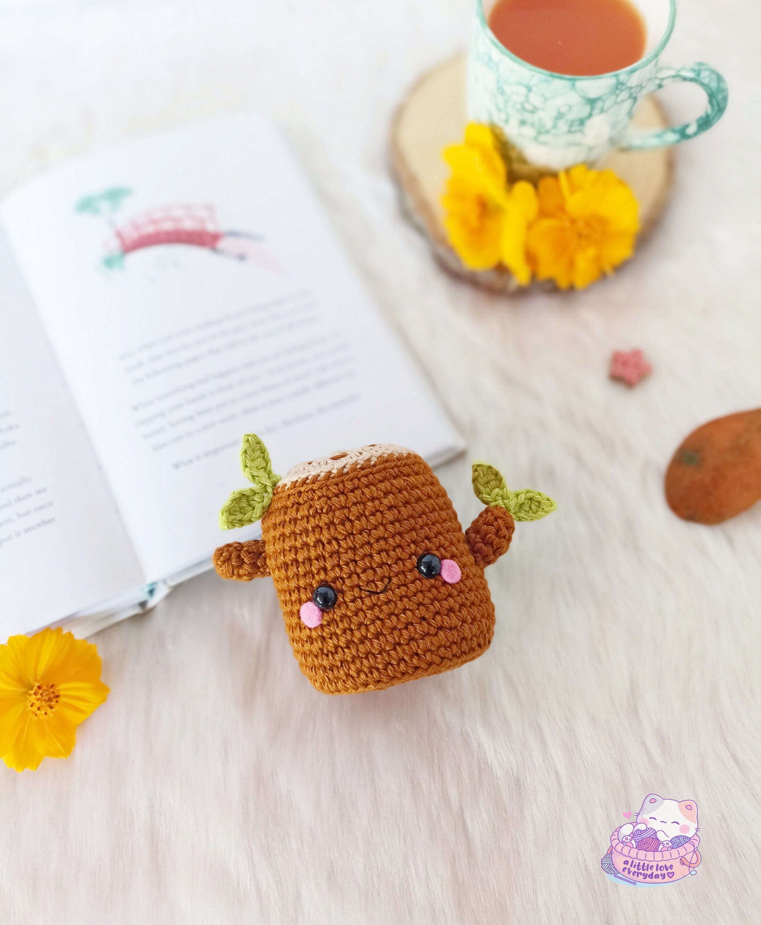 Amigurumi Tree Stump Crochet Pattern: Kawaii Fall Plush (PDF) - Etsy