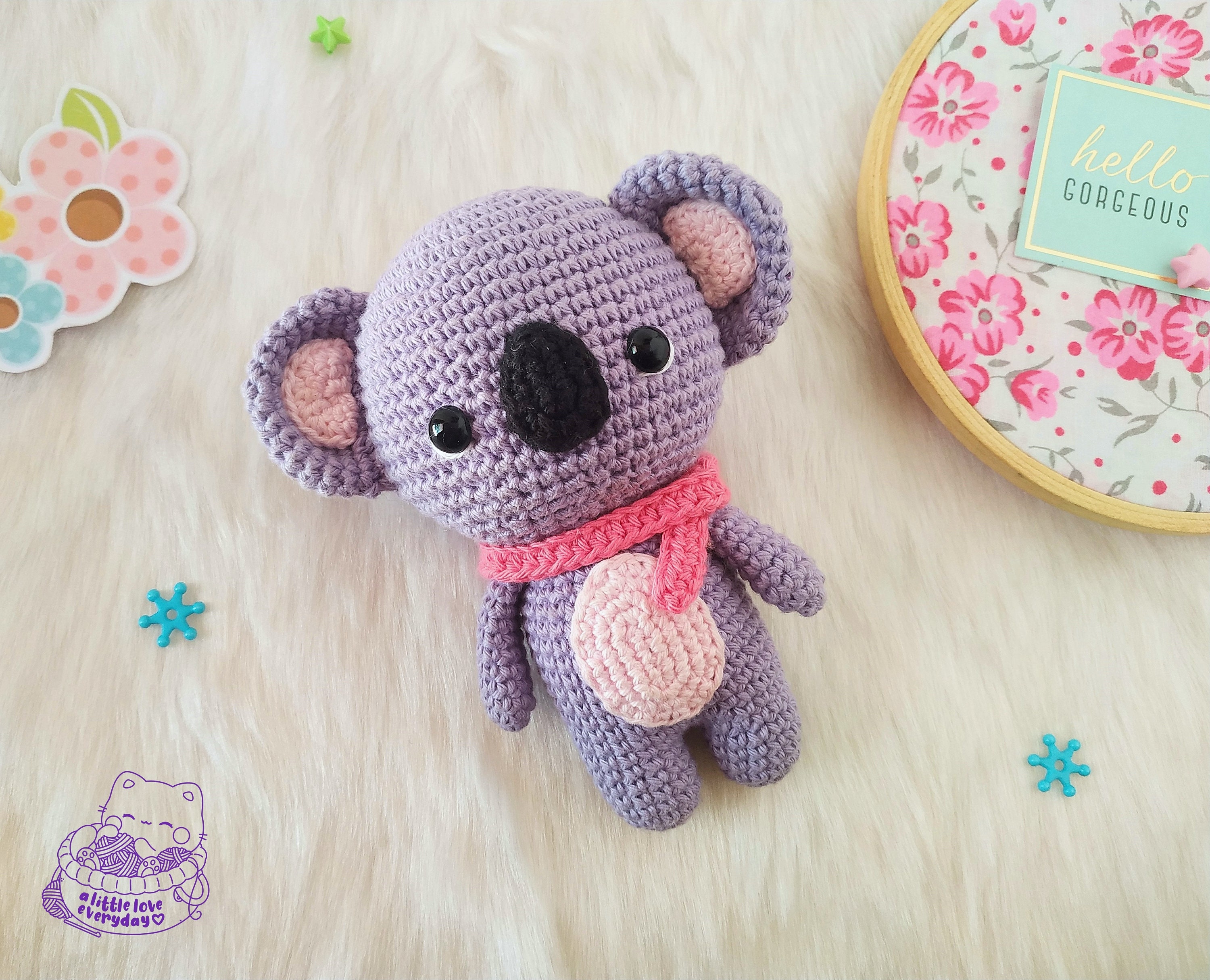 Kiku the Koala Amigurumi Pattern / Crochet Koala / Amigurumi - Etsy