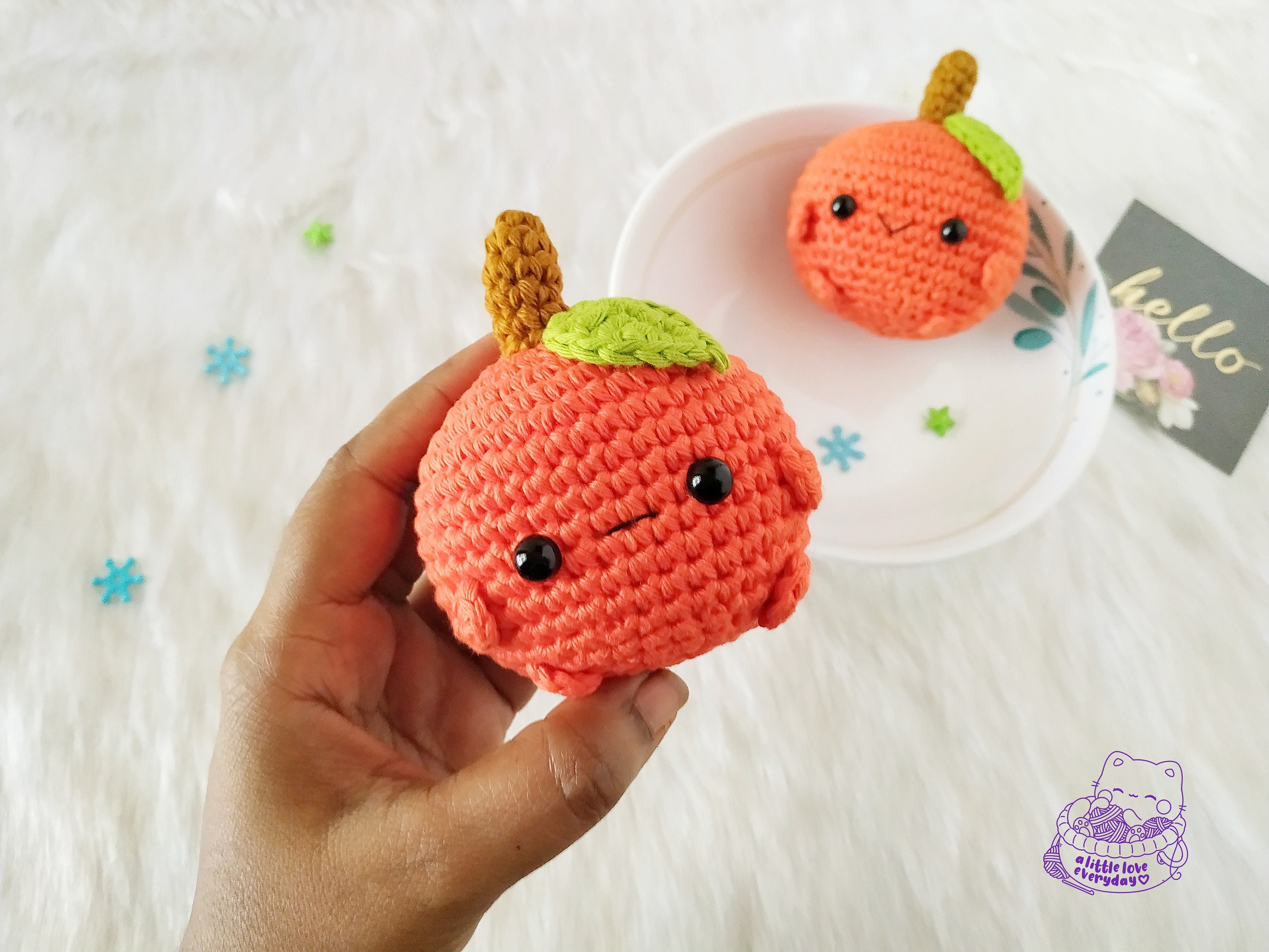 Amigurumi Orange Pattern/ Crochet Orange Pattern / Kawaii - Etsy