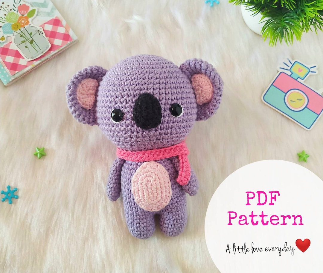 Kiku the Koala Amigurumi Pattern / Crochet Koala / Amigurumi - Etsy